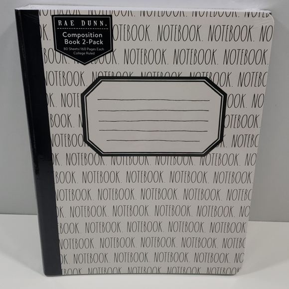 Rae Dunn | Office | Rae Dunn Composition Books 2pack Notebook | Poshmark